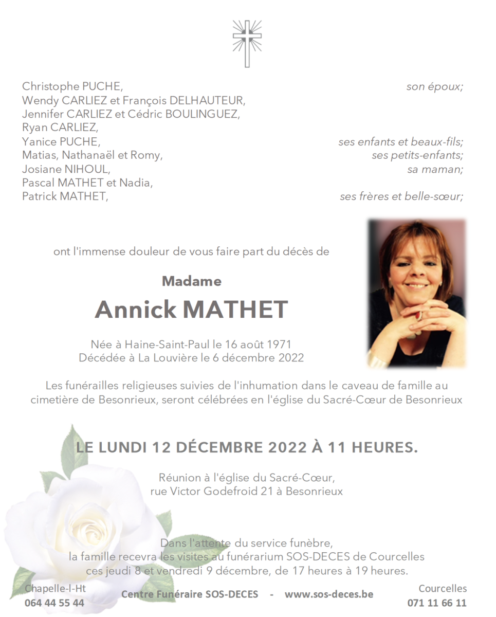 Madame Annick MATHET