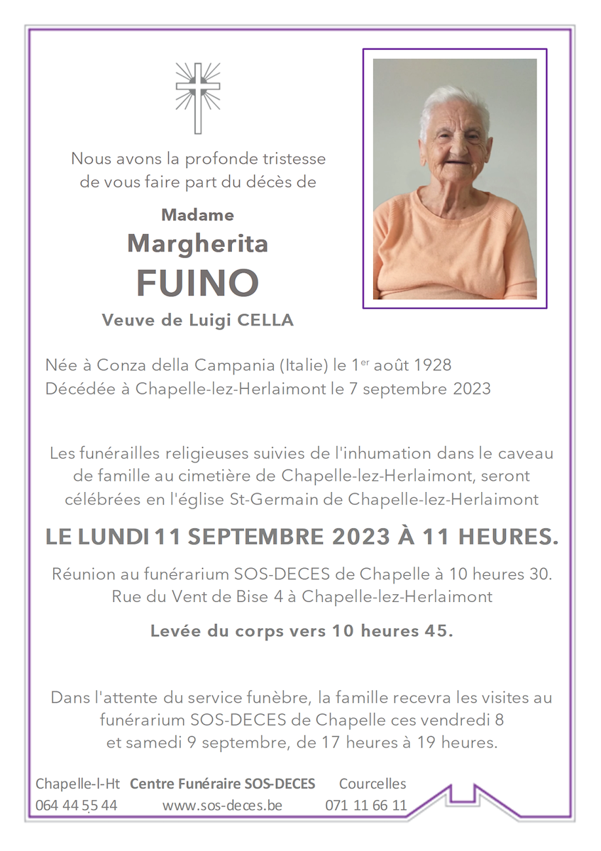 Madame Margherita FUINO